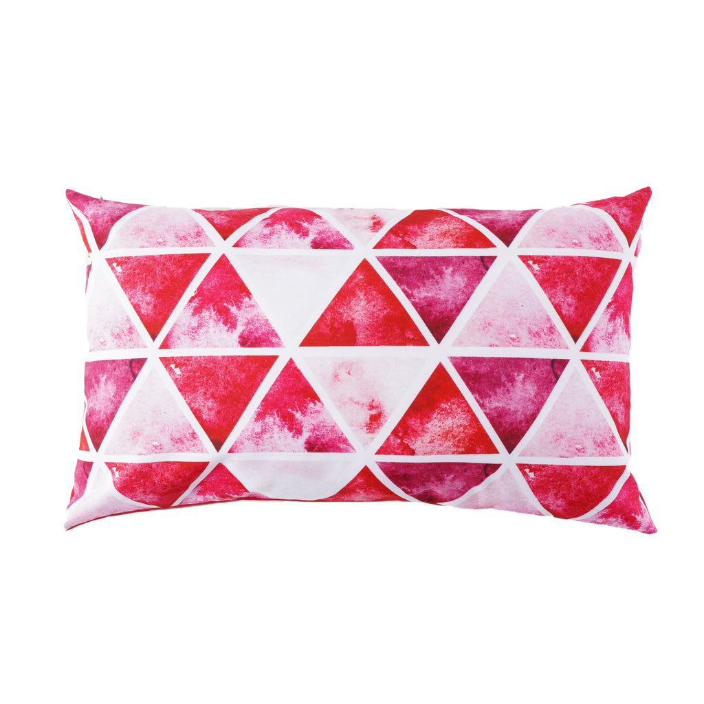 Watercolour Outdoor Triangles Cushion – InMarket by Industria